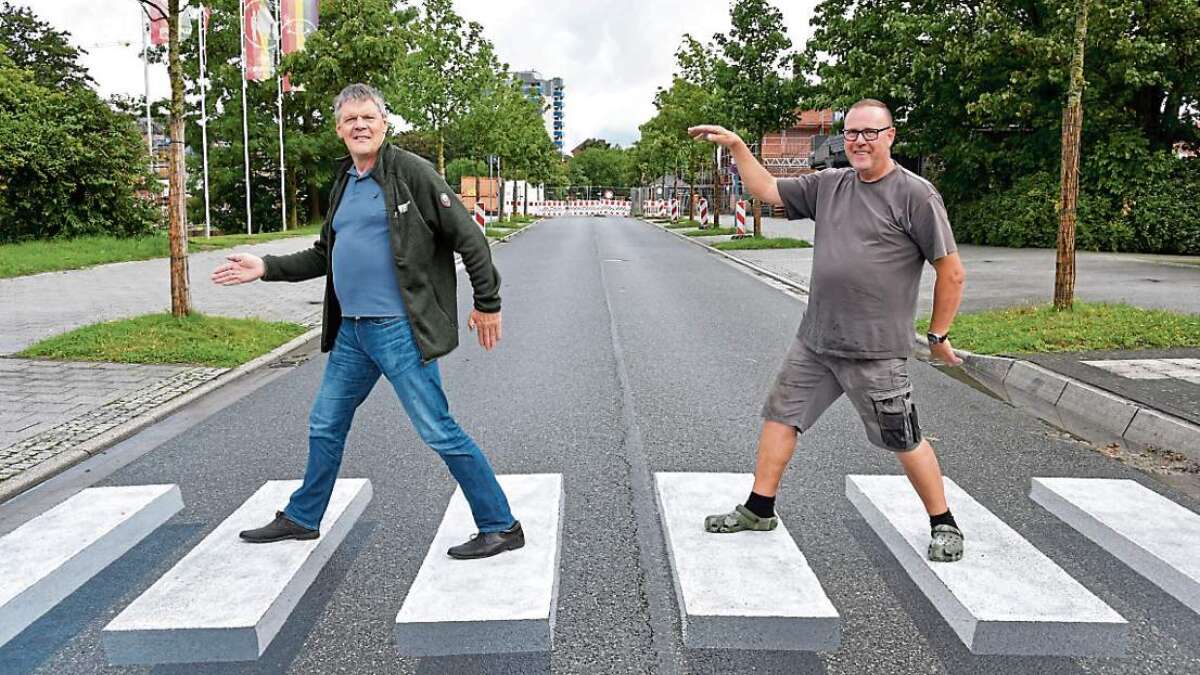 Wilhelmshaven: Grüne wollen 3D-Zebrastreifen erhalten