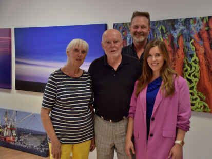 Ausstellung in Wilhelmshaven: Klaus Schreiber trägt die Region im Herzen