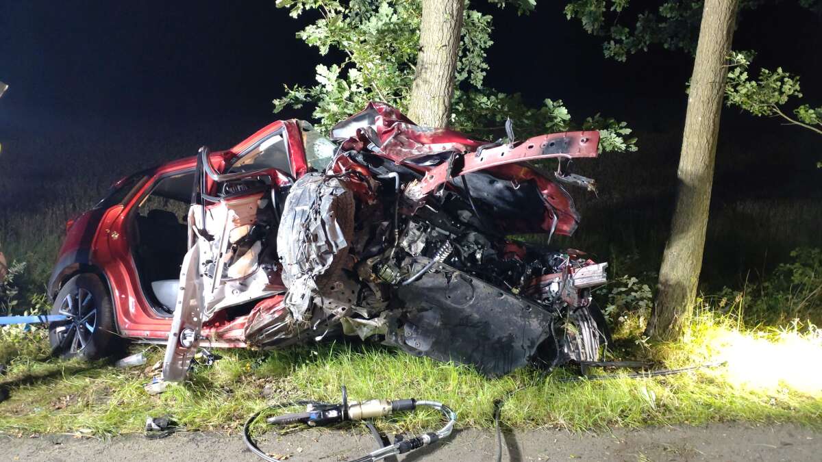 Auto kollidiert mit Baum: Schwerer Verkehrsunfall zwischen Neuenburg und Zetel