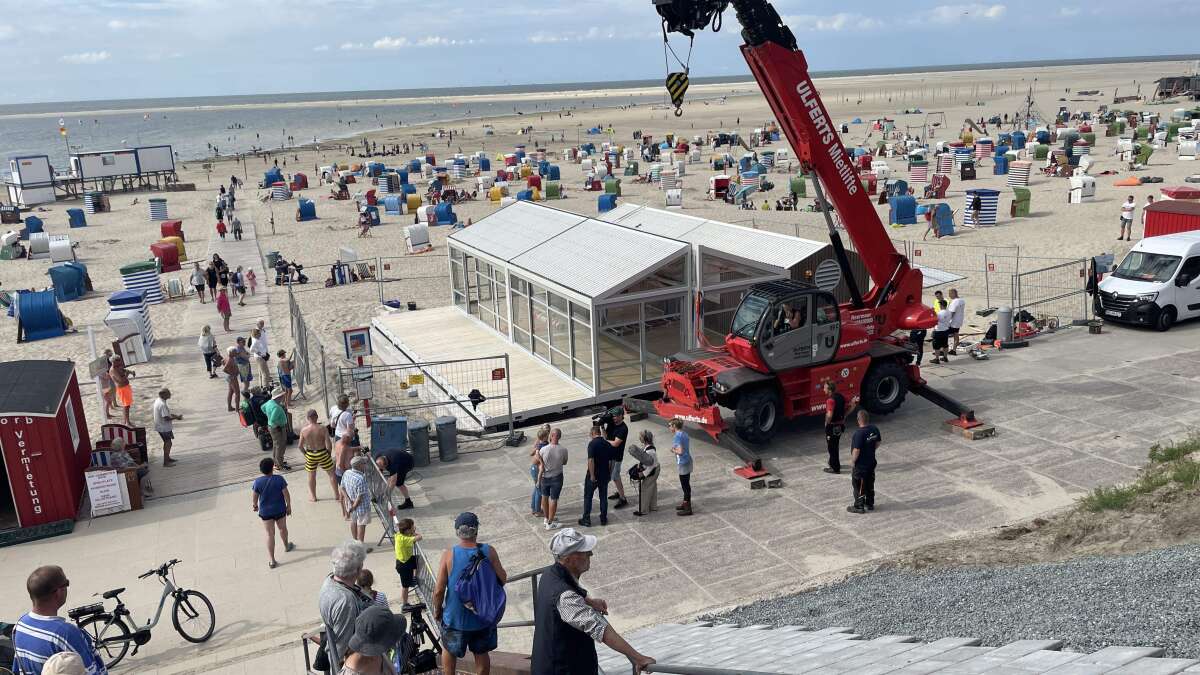 Milchbuden auf Borkum: Neues Sonnendeck öffnet