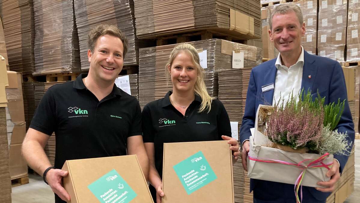 Verpackungskontor Nord in Ganderkesee: Neues Gebäude im Gewerbegebiet West