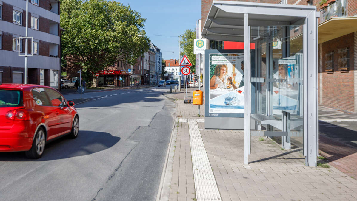 Bushaltestellen in WHV: Stadtwerke Verkehrs-Gesellschaft und Ströer ...