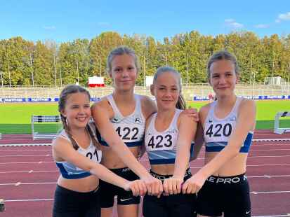 Leichtathletik: Vier Zetelerinnen beweisen Teamgeist und Stärke