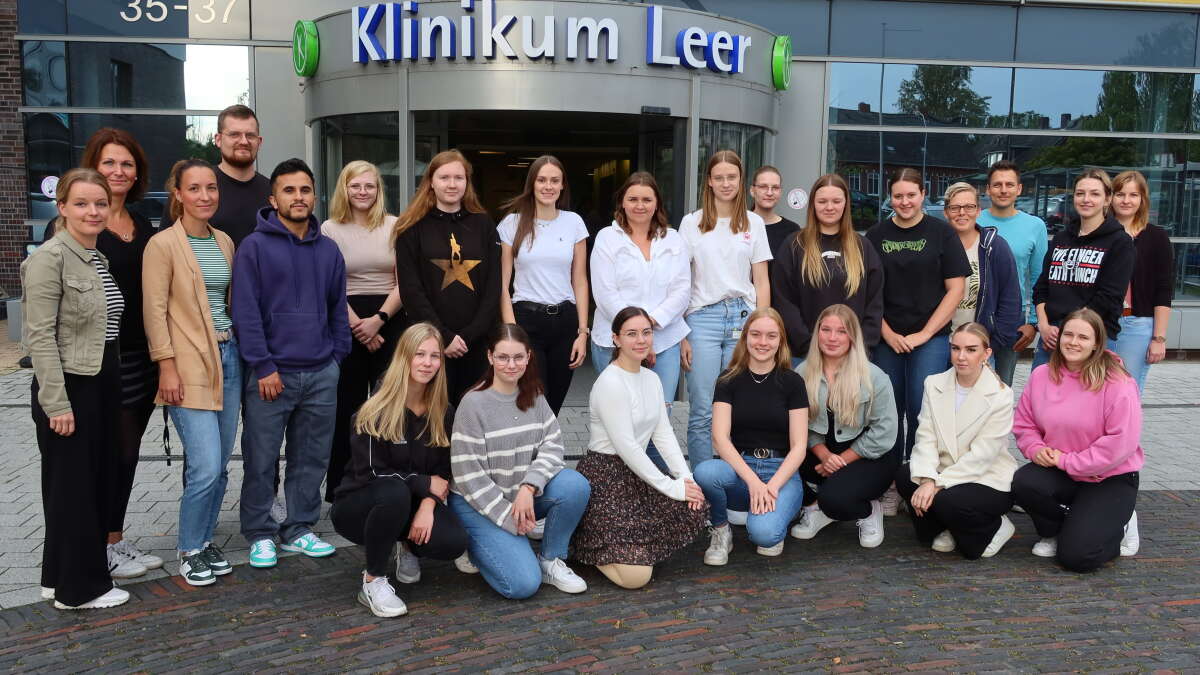 Pflegeberuf: Am Klinikum Leer durften Pflegeschülerinnen und -schüler eine Station leiten