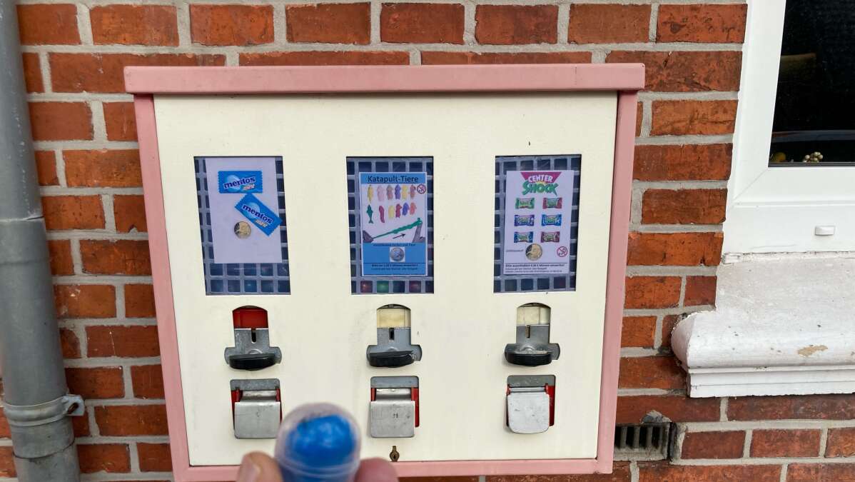 Kaugummi-Automaten: Der Klassiker kehrt nach Ostfriesland zurück