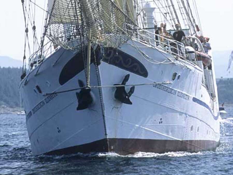 Dreimast-Gaffelschoner „Großherzogin Elisabeth“ nimmt an Tall Ships ...