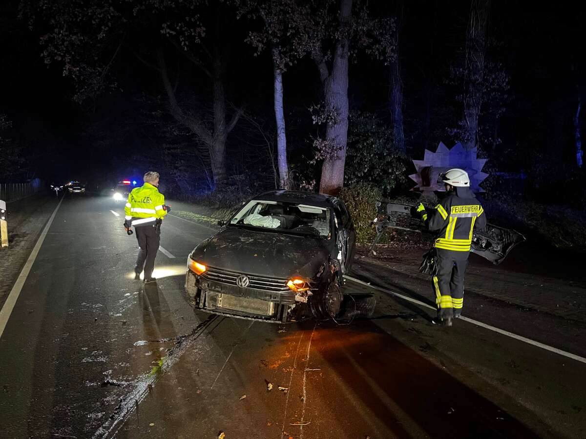Unfall in Metjendorf: Auto überschlägt sich auf Ofenerfelder Straße ...