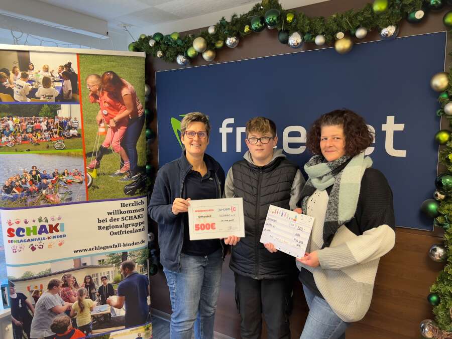 Spende in Ostfriesland: Verein Schaki hilft Kindern mit Schlaganfall ...