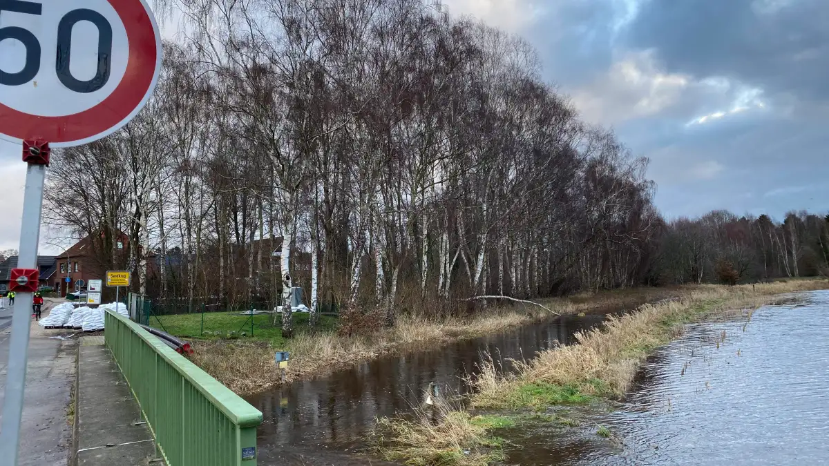 Hochwasser In Sandkrug