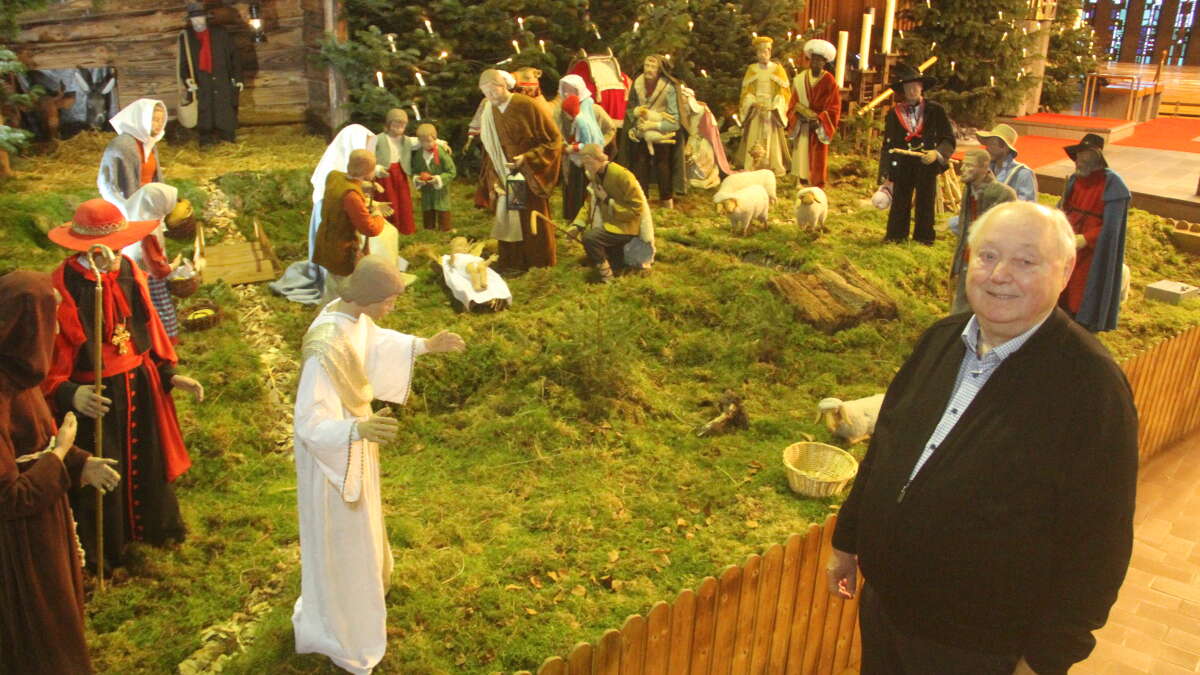 Krippe in der Garreler Pfarrkirche St. Peter und Paul: Warum Hubert ...