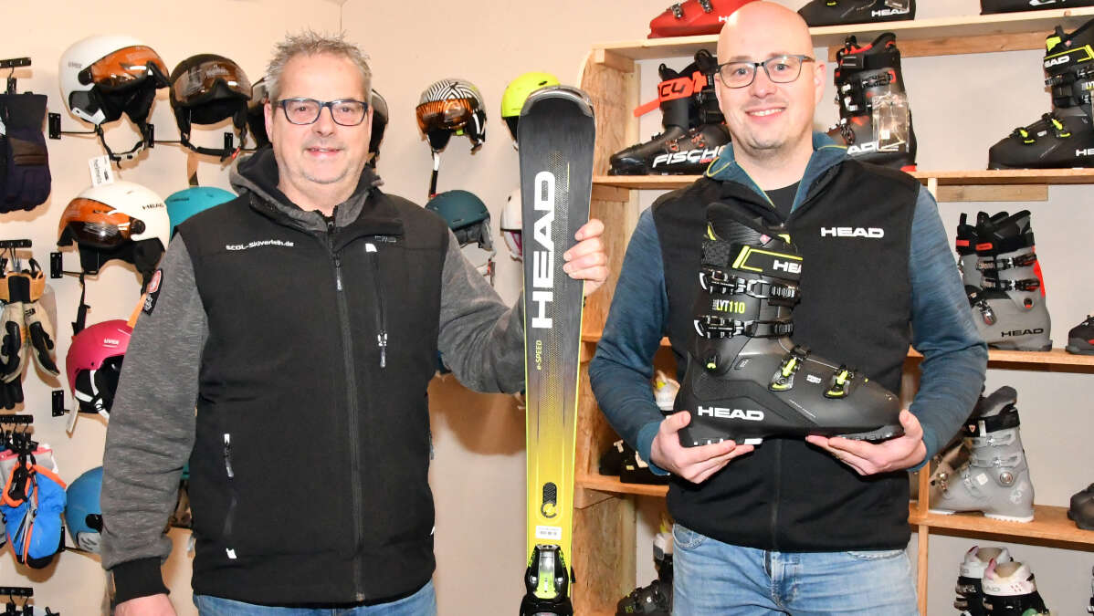 SCOL-Skiverleih: Malte Alves und Dirk Gallenkamp kümmern sich in ...