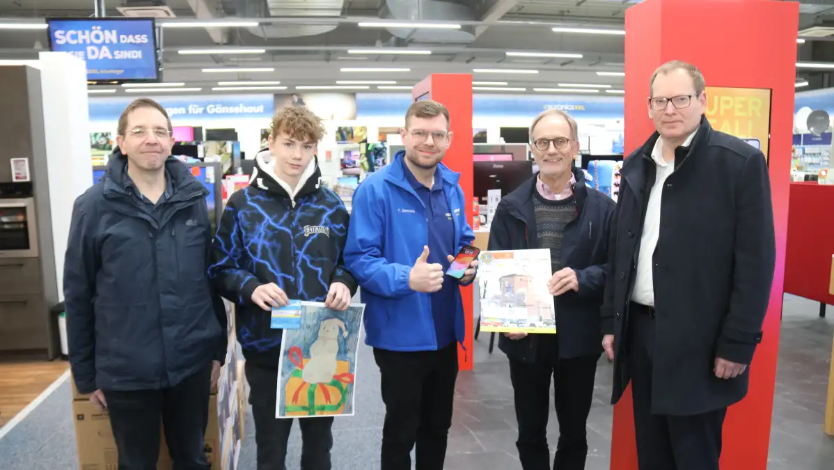Hauptgewinn der Adventskalender-Aktion vom Lions-Club Oldenburger Geest ...
