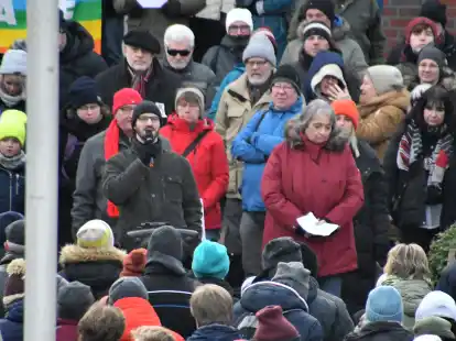 Installation auf dem Wildeshauser Marktplatz zum Gedenken an die NS-Opfer