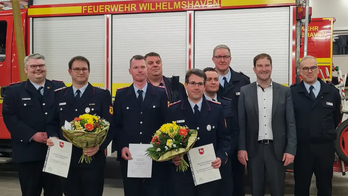 Ortsfeuerwehr Rüstringen: 14.000 Stunden ehrenamtliche Arbeit geleistet