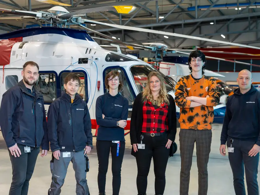 Helikopter-Unternehmen HeliService in Emden sucht nicht nur junge ...