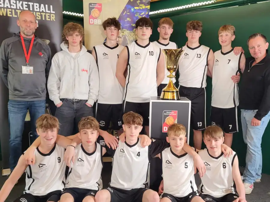 Jugend trainiert für Olympia: Westersteder Basketballer mit Platz neun beim Bundesfinale