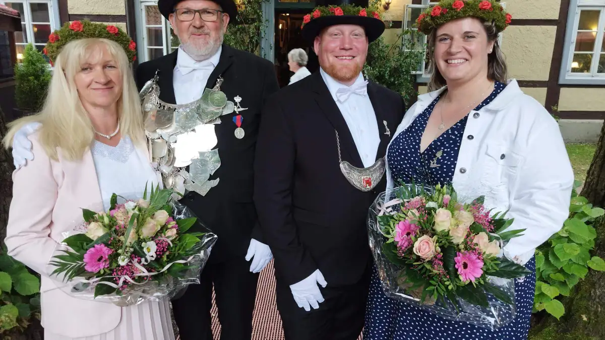 Gildefest Wildeshausen: Schaffer und König dem Landrat vorgestellt