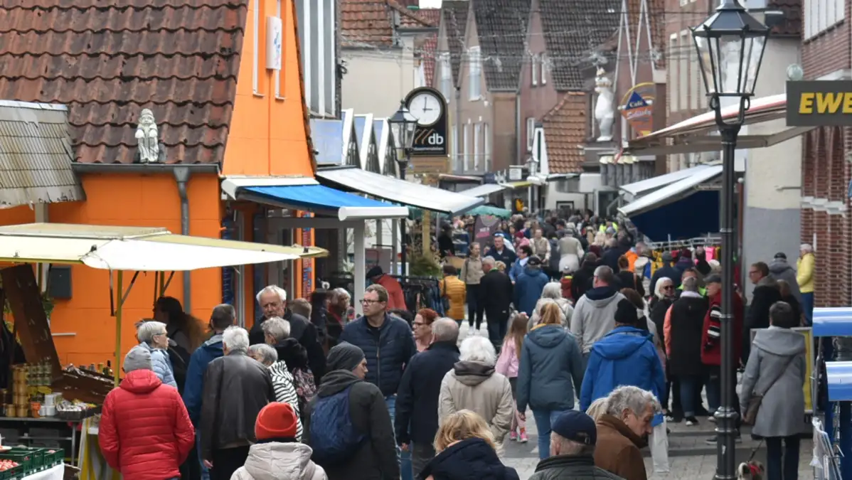 Innenstadt in Esens: