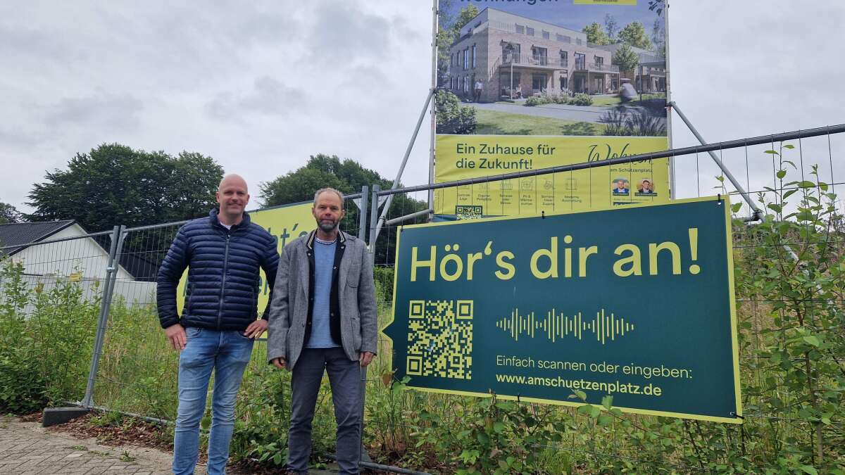 Wohnungsbau in Hude: 20 neue Eigentumswohnungen entstehen am Schützenplatz