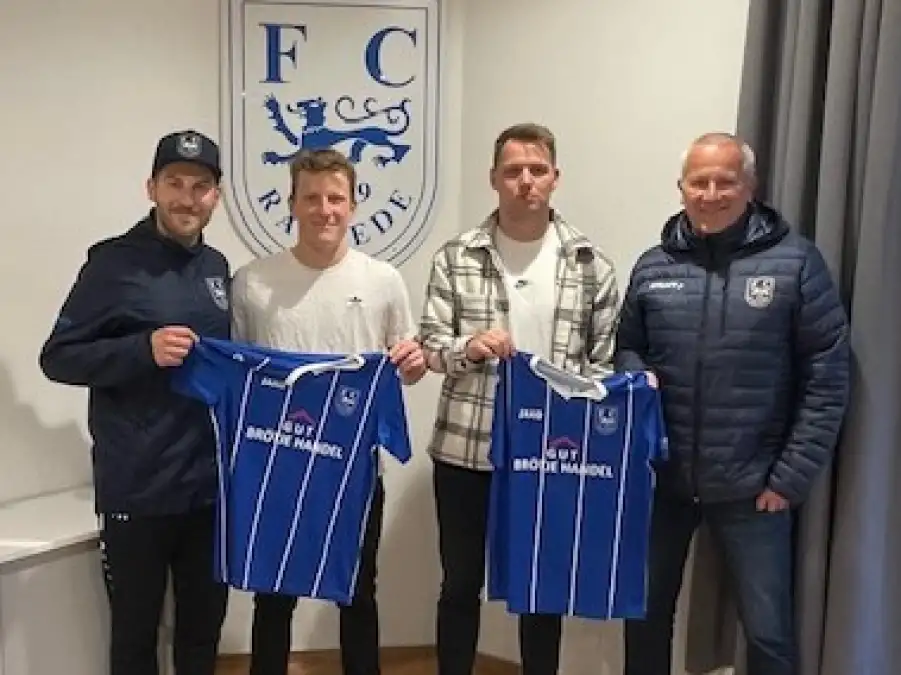 Neuzugänge beim FC Rastede - Jan Döbbeling und Bjarne Wiesehan ...