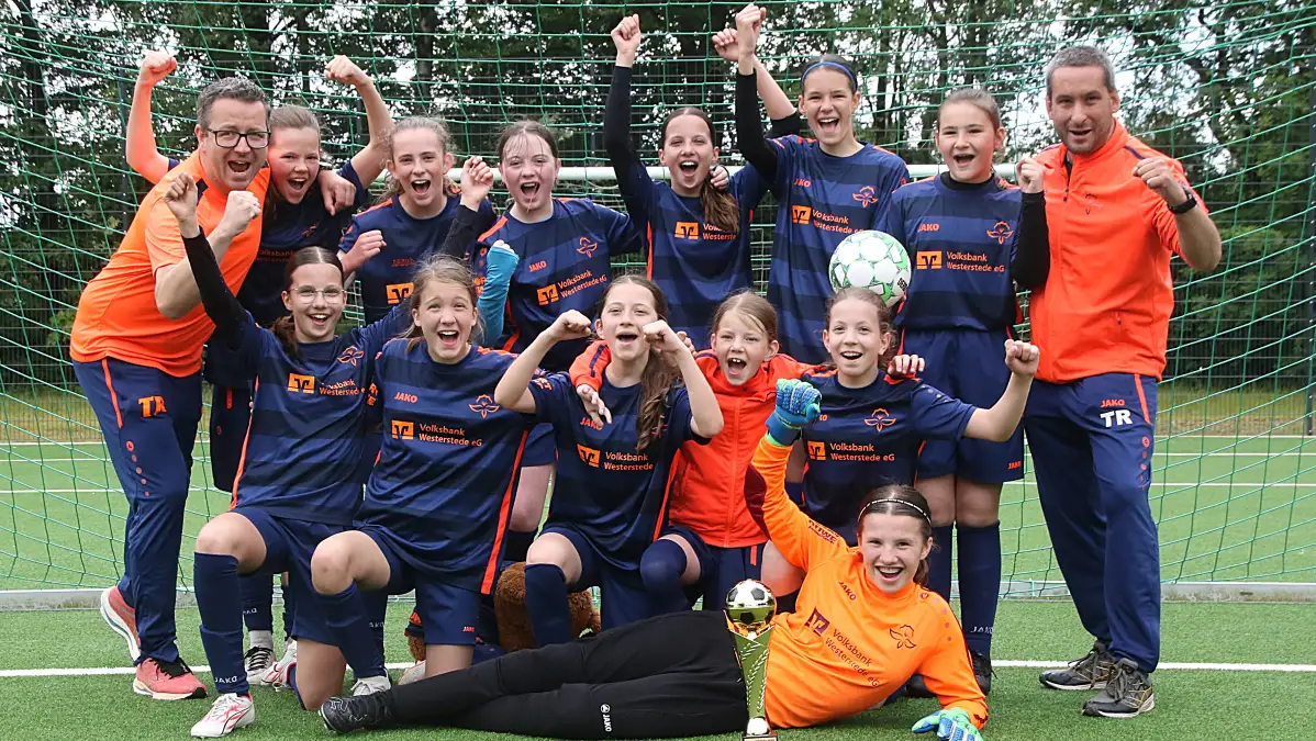 Kreispokal-Finals der Mädchen: JSG Westerstede gewinnt den Pokal