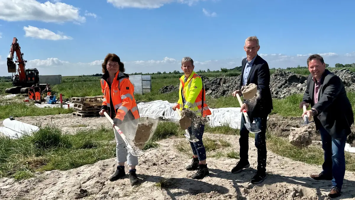 Grundstücke in Eckwarden: NLG hat mit Erschließungsmaßnahmen begonnen