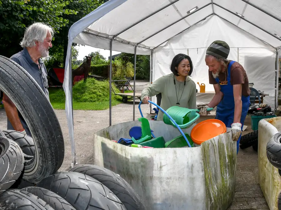 4. Internationales Skulpturen-Symposium bei Schrottkünstler Diedel Klöver