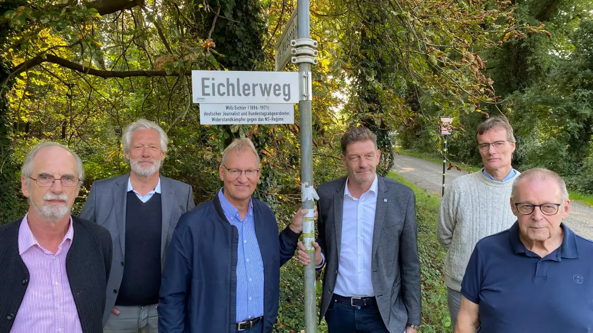 Gemeinde Hatten ehrt Widerstandskämpfer: Eichlerweg erinnert an Journalist Willi Eichler statt ...