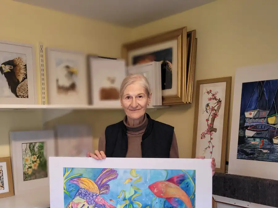 Sylvia Otholt in Wiefelstede: „Wild and Wet“ Ausstellung im Heimatmuseum