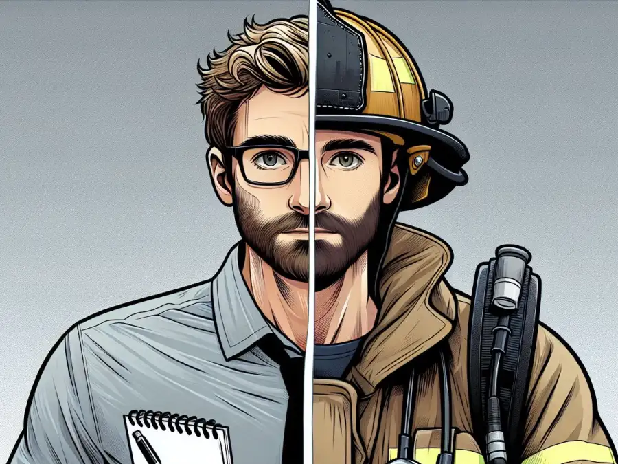 Wie wird man Feuerwehrmann? NWZ-Redakteur Tim Rosenau macht den Selbsttest