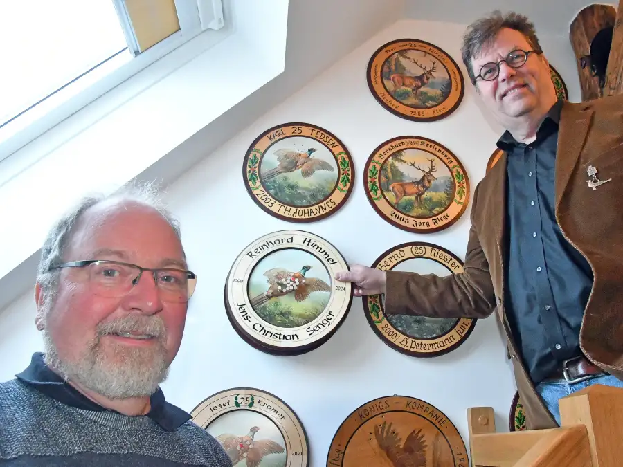 Königskompanie Wildeshauser Schützengilde: König von 2007 an der Ehrenwand