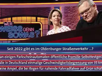 Oldenburger Verkehr: Quizfrage bei „Wer weiß denn sowas?“ liefert ganz ...