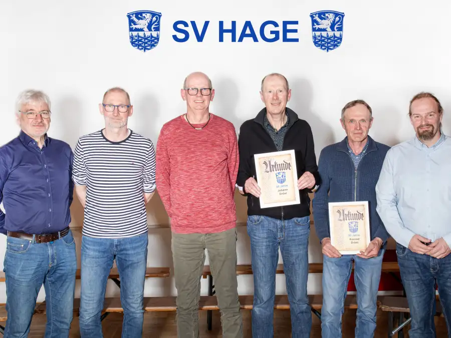 Dieter Eilts in Hage: Ehrung für 50 Jahre Treue zum Heimatverein in ...