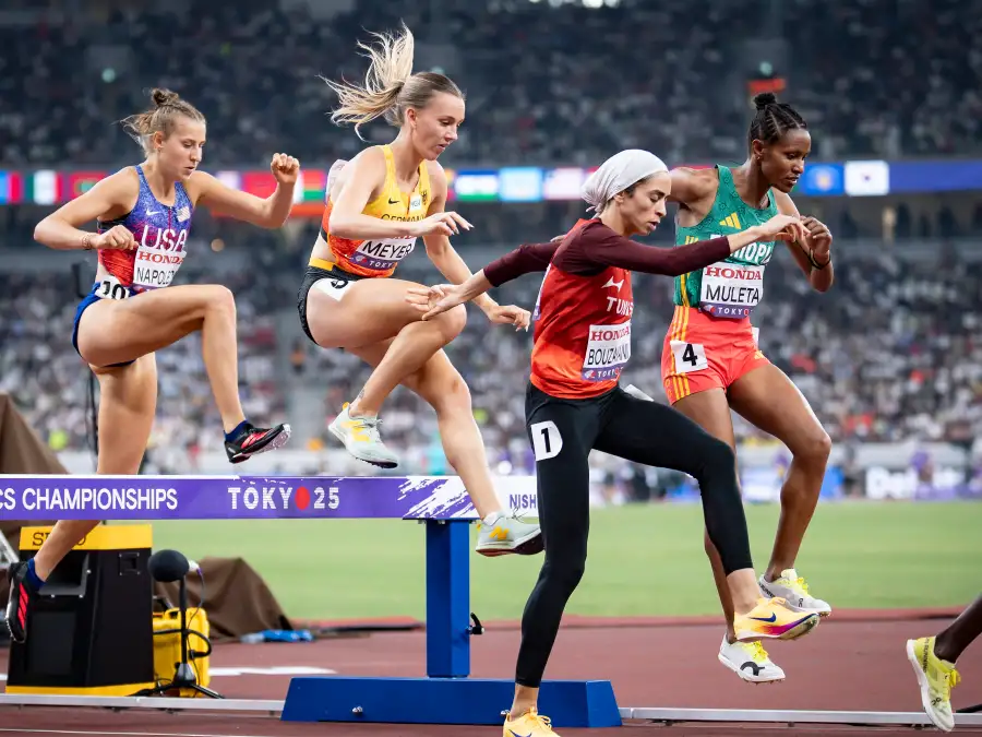 Lea Meyer vom VfL Löningen läuft im WM-Finale in Tokio auf den 12. Platz