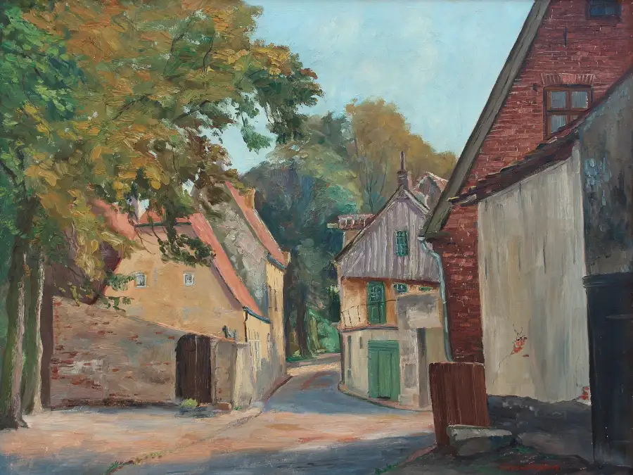 Ausstellung in Friesland: Arthur Eden-Sillenstede malt das historische ...