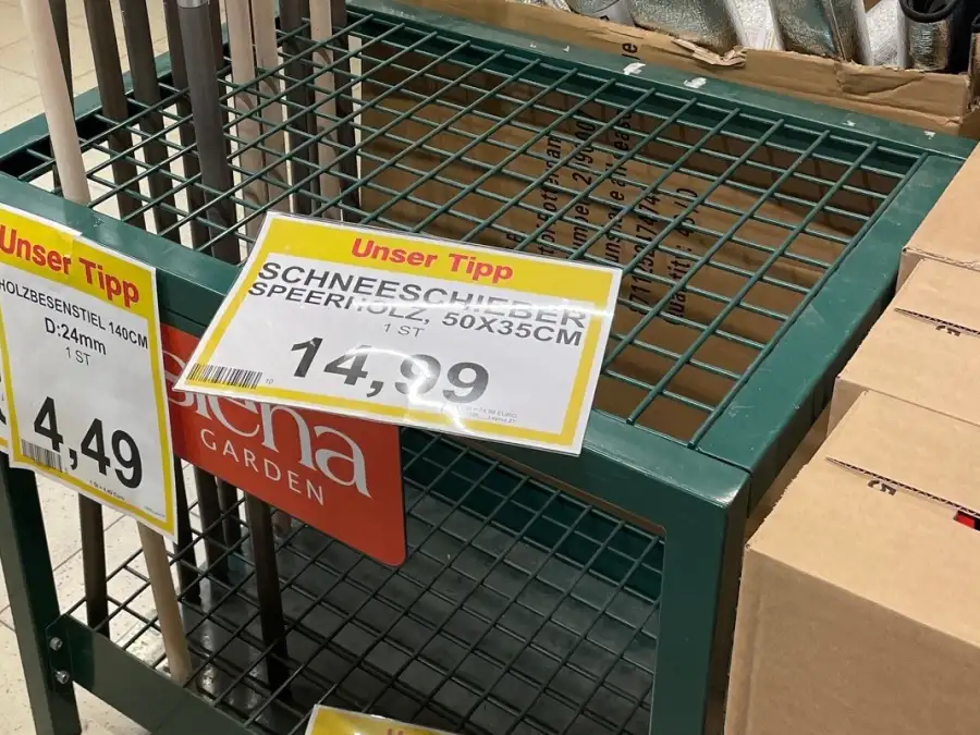 Winter im Jeverland: Baumärkte melden Ausverkauf von Streusalz ...