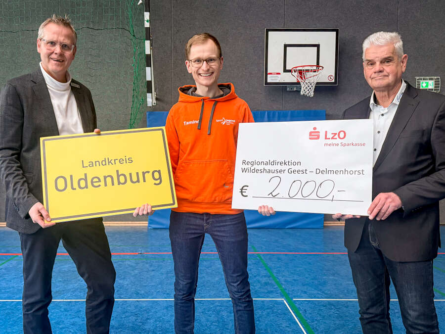 Förderung für Sportabzeichen: LzO unterstützt Kreissportbund