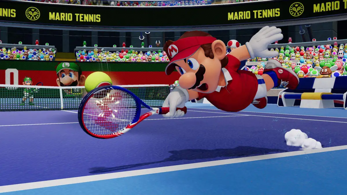 Mit Matschpfütze und Feuerbällen: «Mario Tennis Fever»