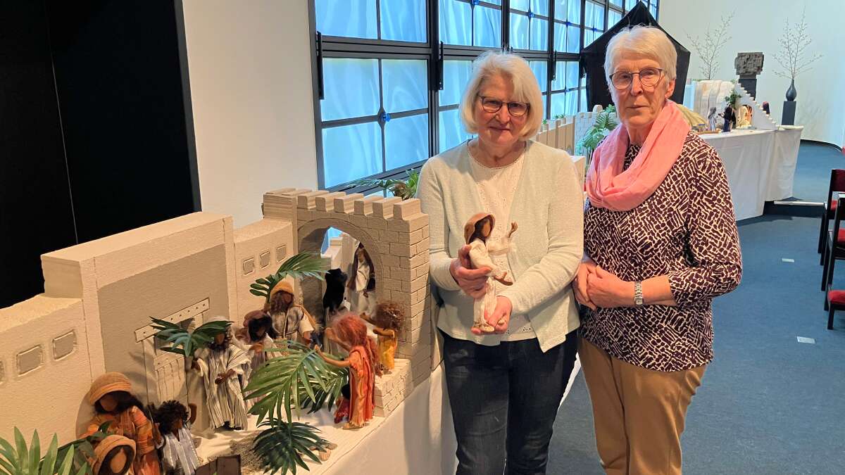 Osterausstellung in Edewecht: Erzählfiguren zeigen Szenen aus dem Leben ...