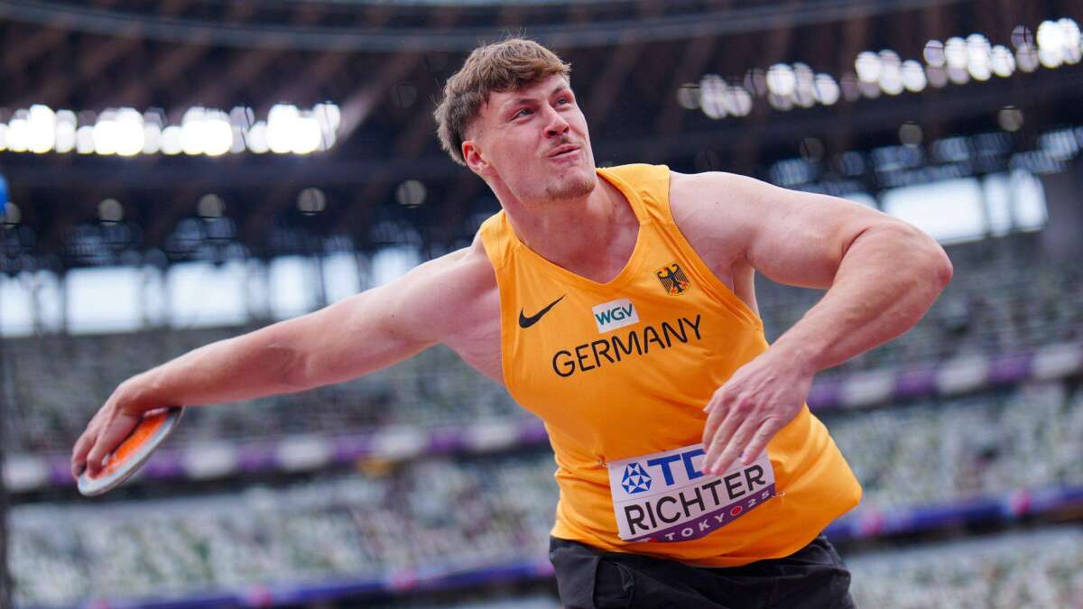Diskuswerfer Richter knapp an deutschem Uralt-Rekord vorbei
