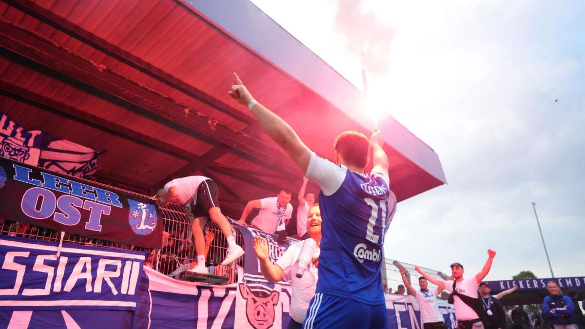 Abschied bei Kickers Emden: Steffens zündet Pyro, Eilerts im Bierstand ...