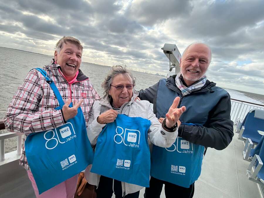 Leserfahrt nach Borkum: 350 Gäste feiern NWZ-Geburtstag auf der Insel
