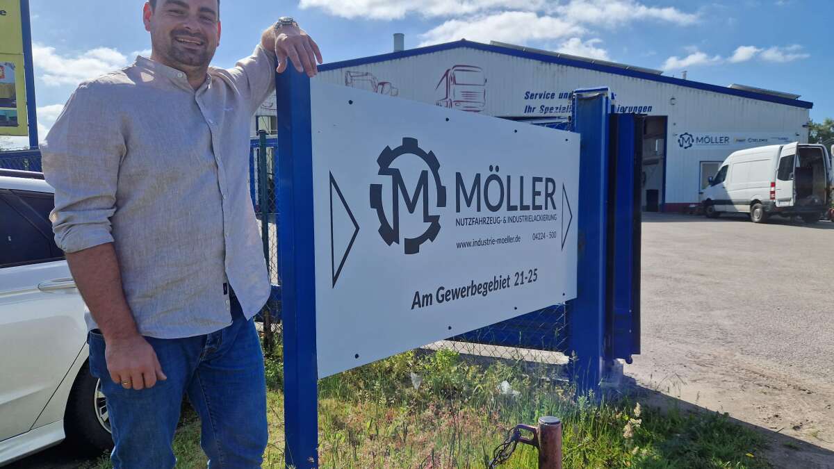 Lackiererei in Groß Ippener: Jan Möller startet nach Hinternesch ...