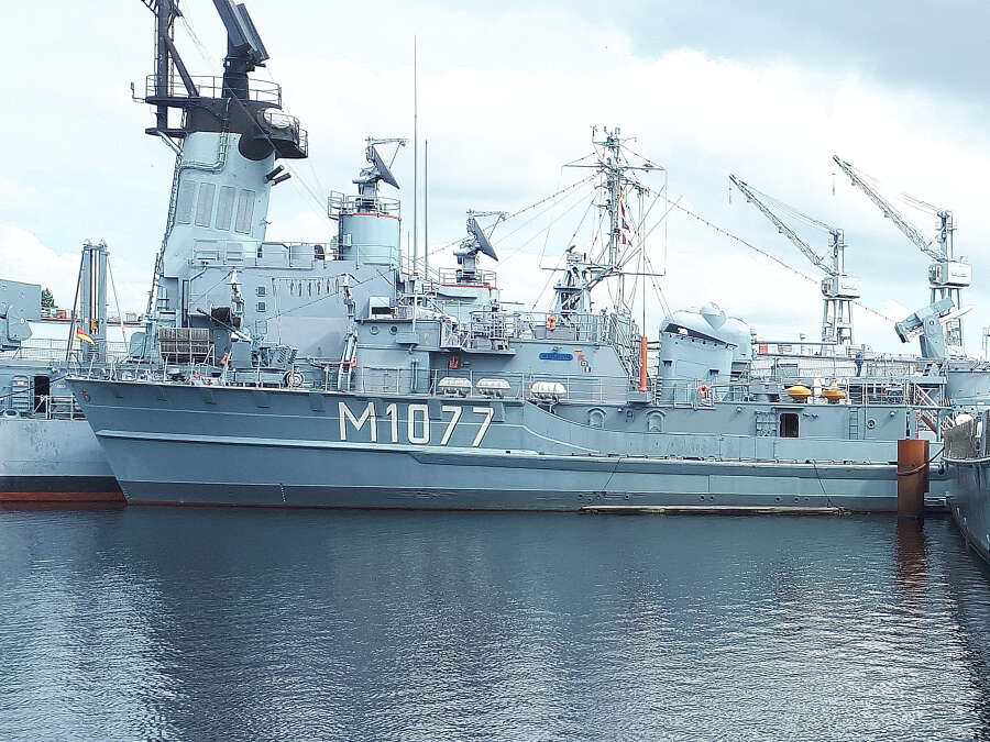 Aus für Minenjagdboot in Wilhelmshaven: Marinemuseum verabschiedet ...
